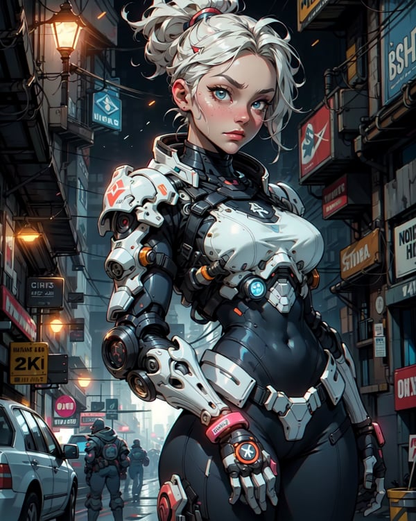 [ grimes in medieval cyberpunk | image created by o13d | Tensor.Art