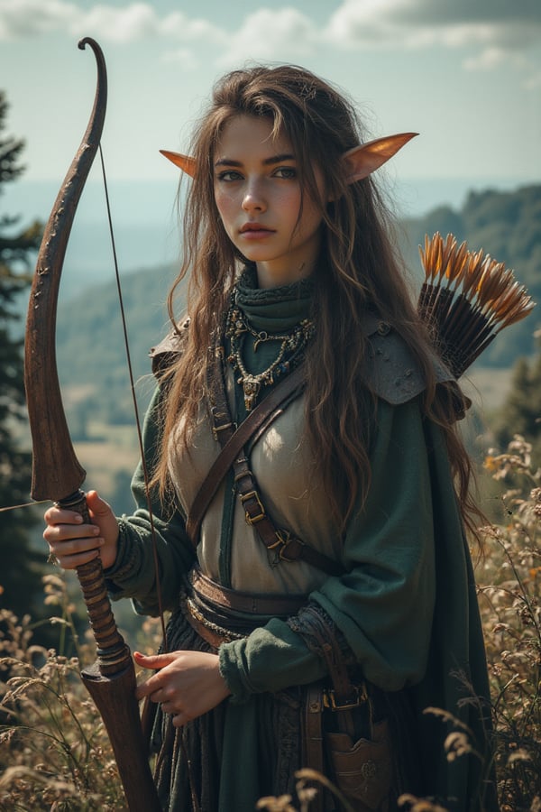 Young elf archer girl | image created by Gandorart | Tensor.Art