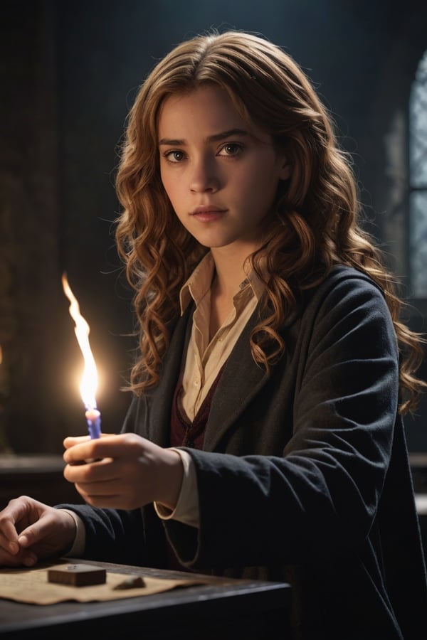 A beautiful Hermione Granger i | image created by Snakeking | Tensor.Art