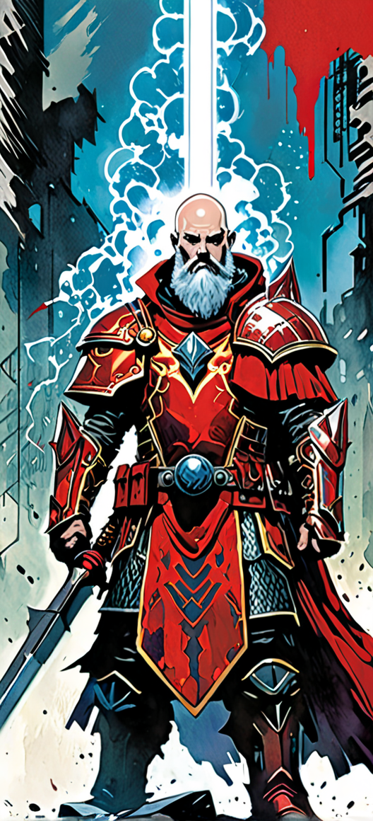 Volkmar The Grim Sigmar’s Gran | image created by Shunkaha | Tensor.Art
