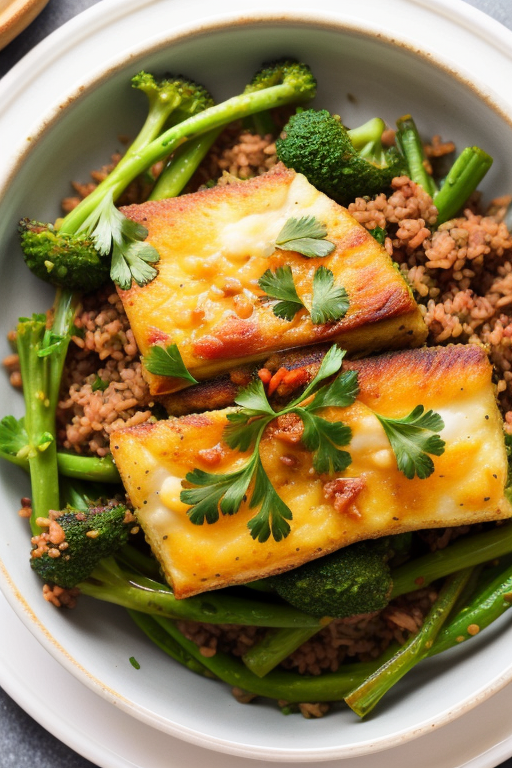 Delicious Keto Dish | image created by davecarrau | Tensor.Art