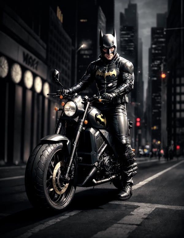 1 batman, cyberpunk background | image created by Zenkai | Tensor.Art