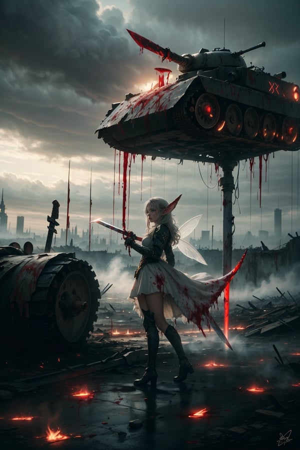 When fairies go to war with ea | image created by Zz_art | Tensor.Art