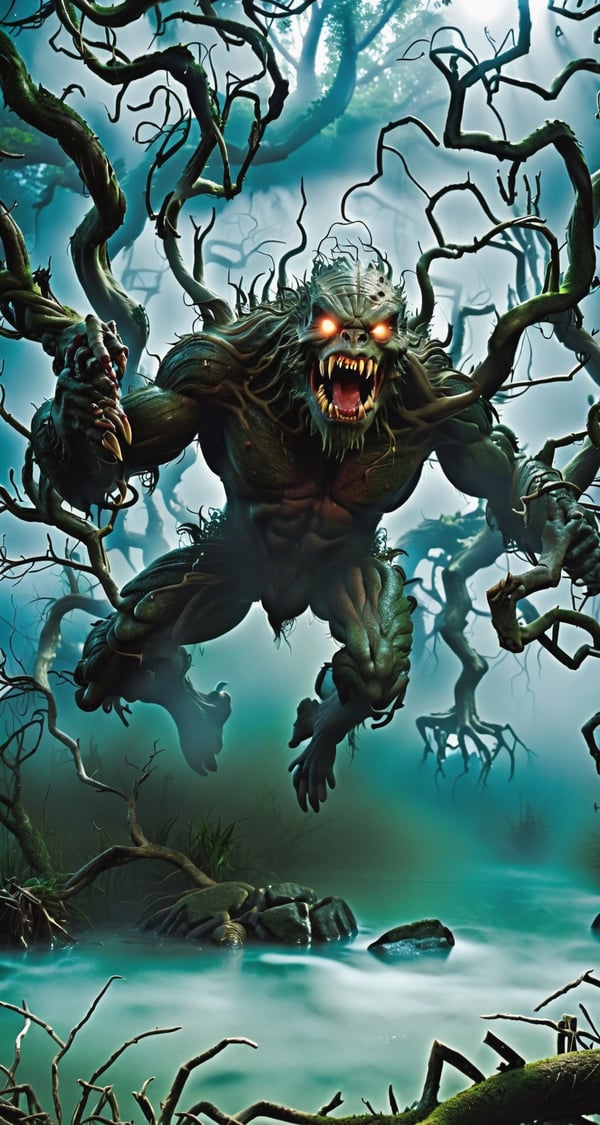 Swamp monster ramdon model | image created by ZhangLiao | Tensor.Art