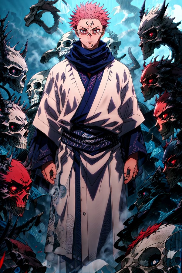 Ryomen Sukuna (Jujutsu Kaisen) | image created by マカイ Makai | Tensor.Art