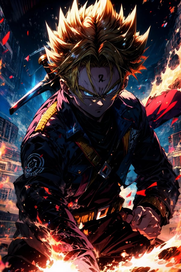 Trunks | Dragon Ball Z | image created by マカイ Makai | Tensor.Art