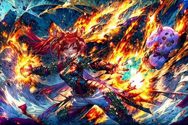 Shadowverse/Rage of Bahamut/Gr | image created by マカイ Makai | Tensor.Art
