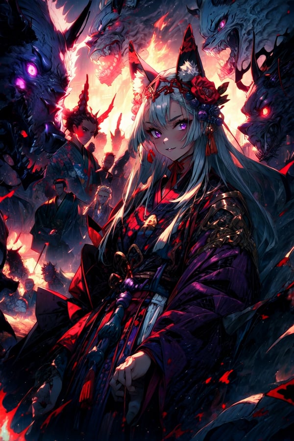 Shadowverse Ginsetsu, Great Fo | image created by マカイ Makai | Tensor.Art