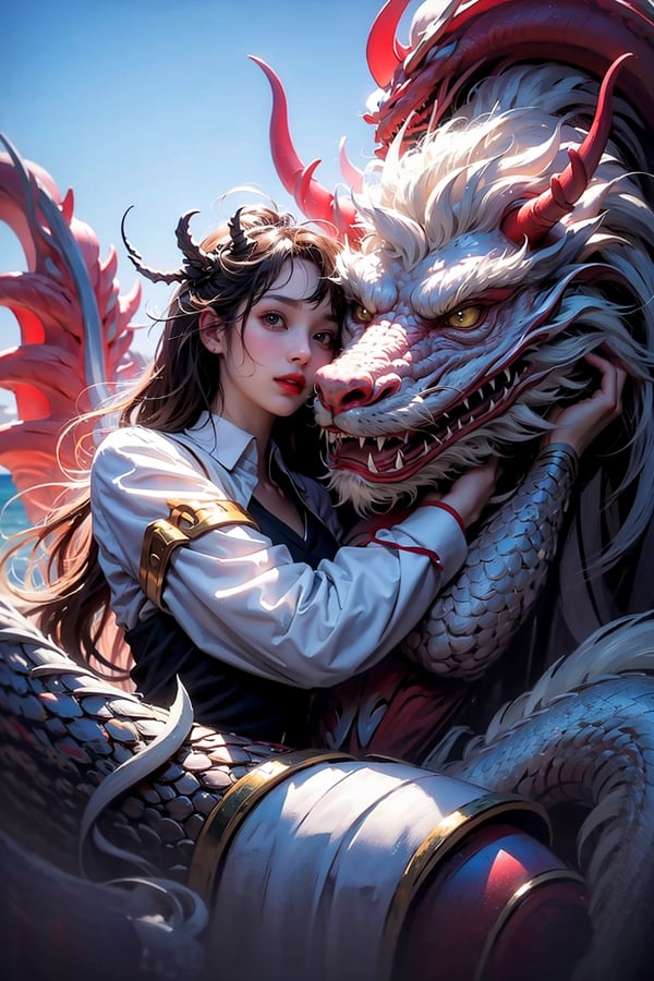 DragonCute,hug, dragon, hug, i | image created by Kanna | Tensor.Art