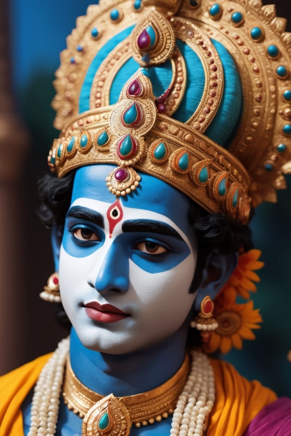 Lord krishna in human form, ds | image created by Rayna Polsky | Tensor.Art