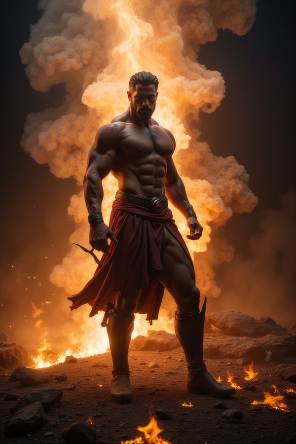 Hephaistos, the Greek God of b | image created by Belle_Everleigh ...