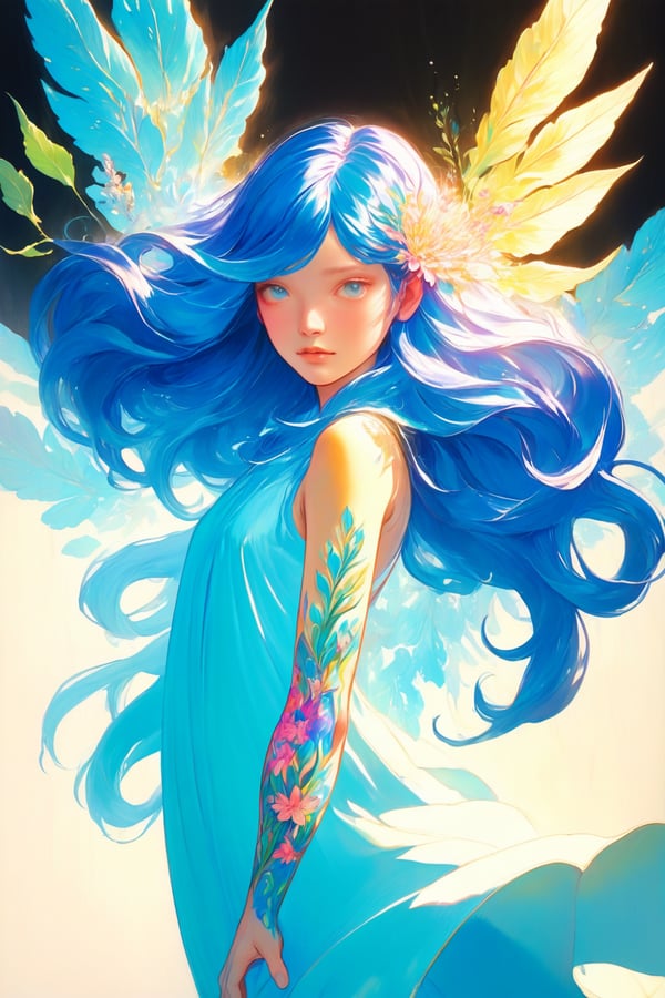 Floral Luminescence - The Ench | image created by 京野菜（kyo8sai） | Tensor.Art