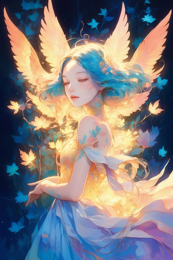 Floral Luminescence - The Ench | image created by 京野菜（kyo8sai） | Tensor.Art