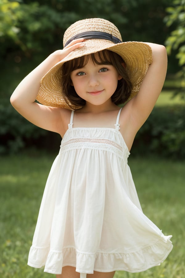 Girl in a sundress. - Free AI Art by Ilaadrien | Tensor.Art | Tensor.Art