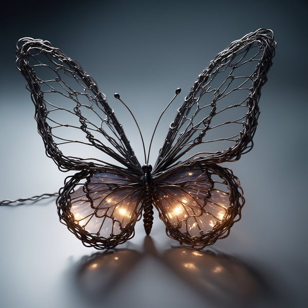 Visualize a butterfly crafted | image created by maehara | Tensor.Art