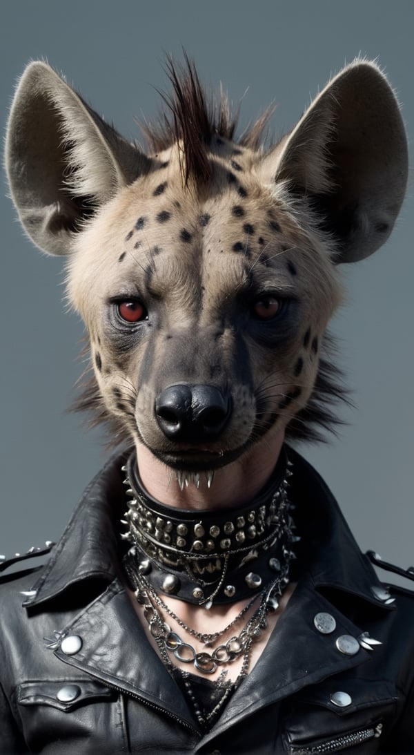 cowboy shot, hyena sporting Go | image created by maehara | Tensor.Art