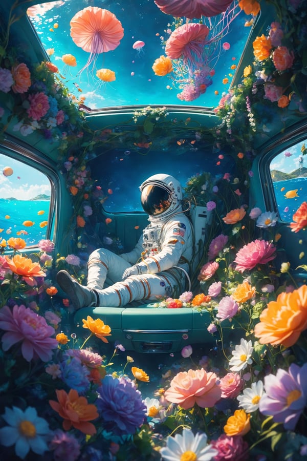 The interior of an old car, ma | image created by maehara | Tensor.Art