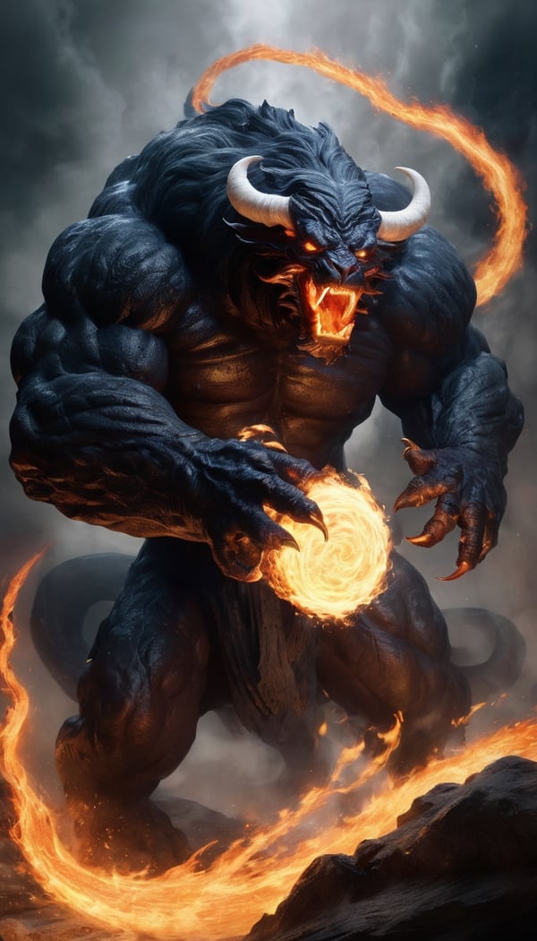 White and Black Balrog | image created by maehara | Tensor.Art