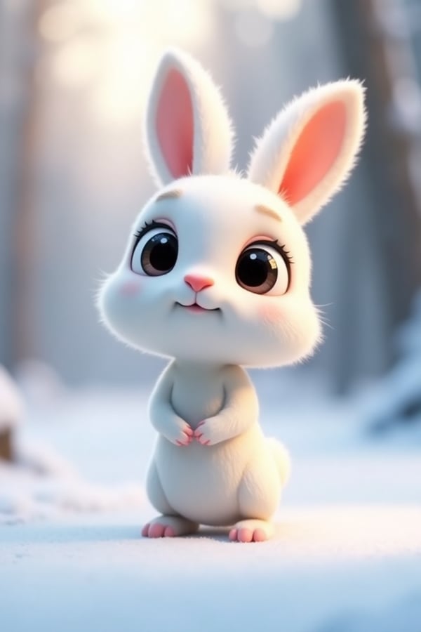 A very cute animated bunny cha | image created by Mit@588 | Tensor.Art