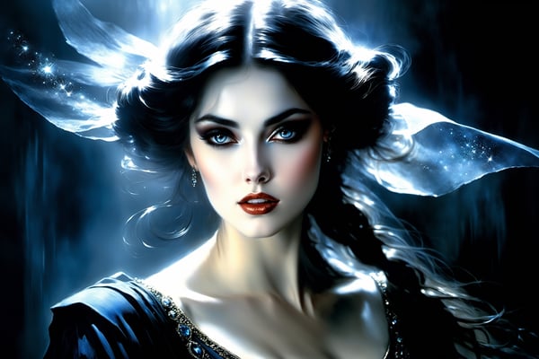 Surreal goddess dust, haze, | image created by A.I. DIGITAL ARTS N.Y ...
