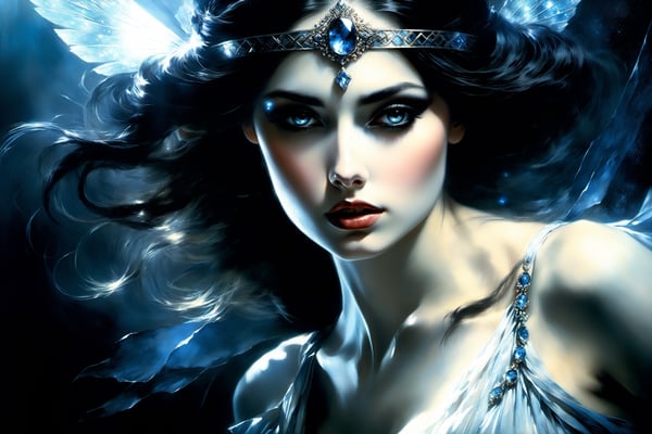 Surreal goddess dust, haze, | image created by A.I. DIGITAL ARTS N.Y ...