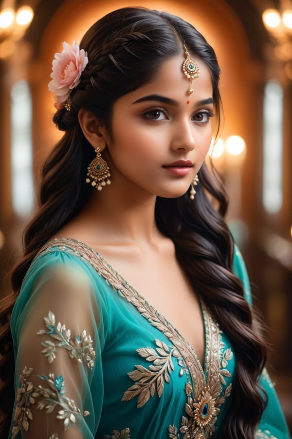 Cute Indian Girl | image created by Rockzer | Tensor.Art