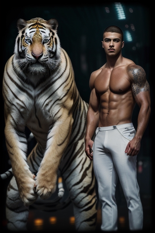 POWER TIGER | image created by MAYOR TIGRE BLANCO | Tensor.Art