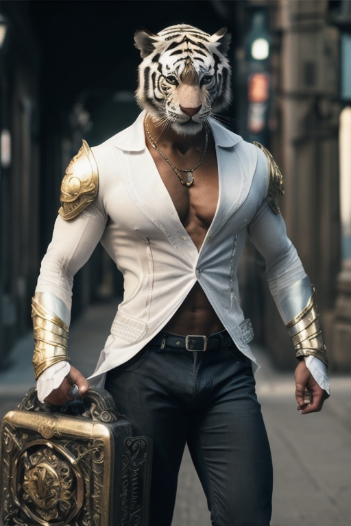 POWER TIGER | image created by MAYOR TIGRE BLANCO | Tensor.Art