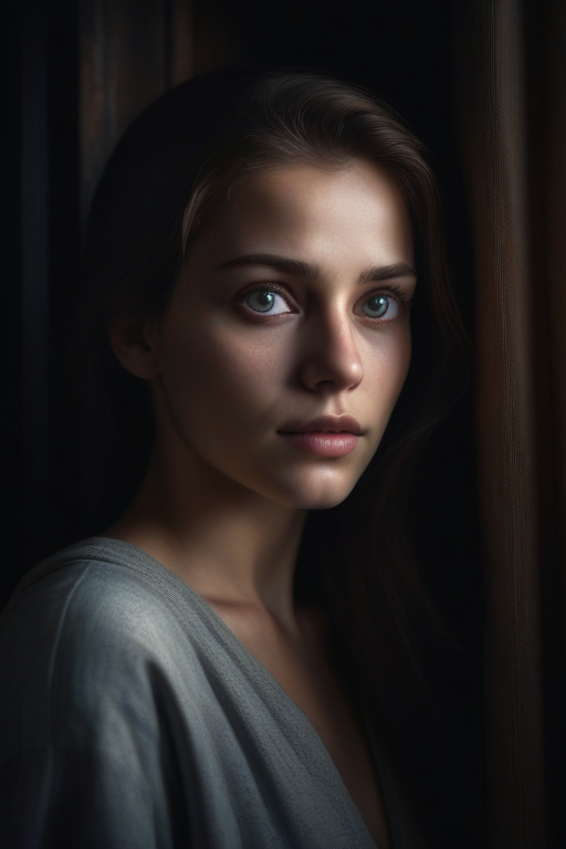 Mysterious womam | image created by VintagePete | Tensor.Art