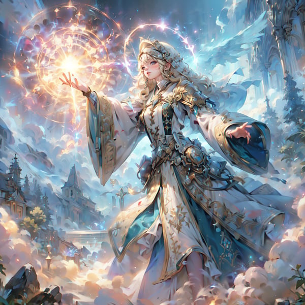 Holy Descent | image created by Fantasy Idea | Tensor.Art