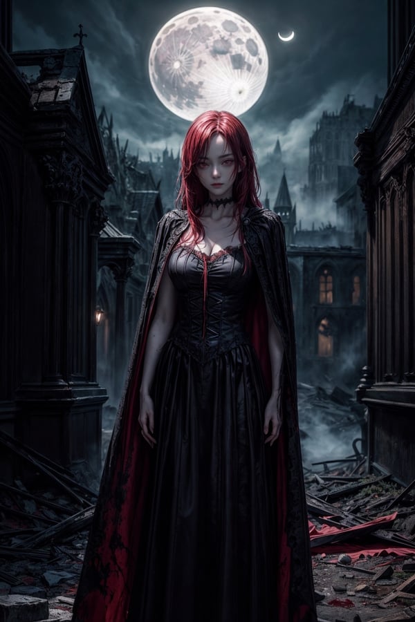 A captivating female vampire, | image created by 拓智流AInsight | Tensor.Art