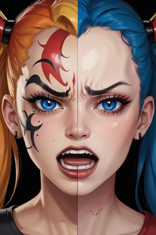 tattoo girl, very beautiful, m | image created by RGP AI Art | Tensor.Art