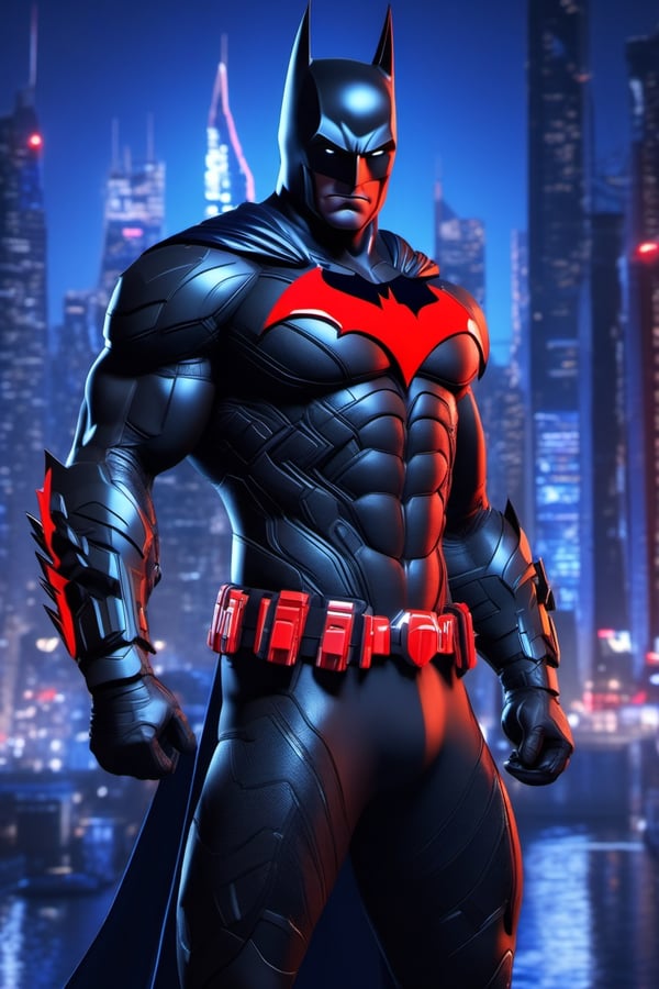Batman Beyond full body, facin | image created by Daghost68 | Tensor.Art