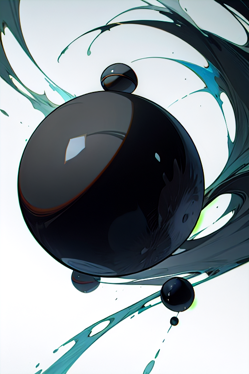 black ball | image created by acc-n | Tensor.Art