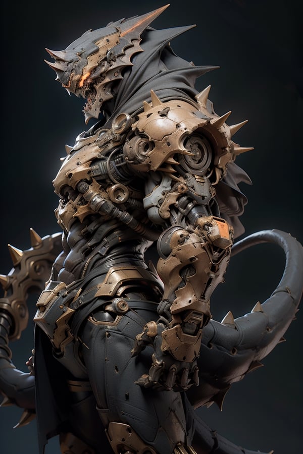 Anthro Godzilla | image created by Bejo | Tensor.Art