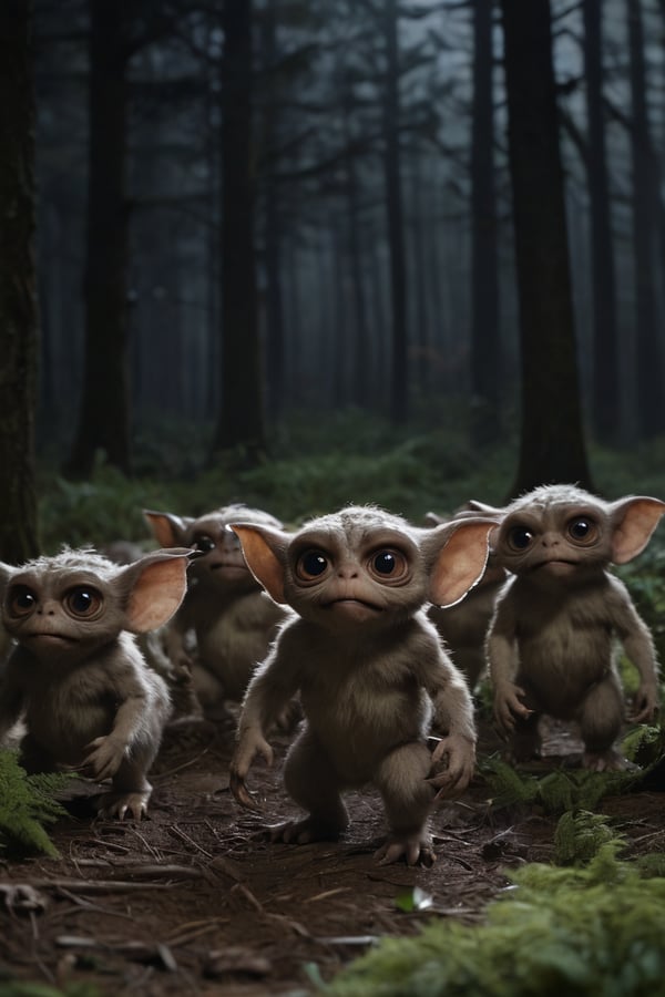 A horde of gremlins lurk in th | image created by Chongas | Tensor.Art