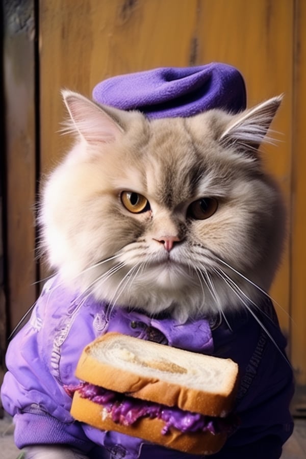 gatito obeso con botas de gamu | image created by Chongas | Tensor.Art