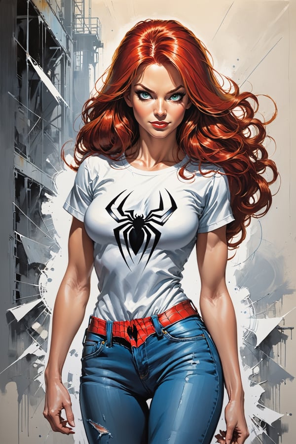MARY JANE (SPIDER-MAN'S GIRL) | image created by REDVAPOR | Tensor.Art
