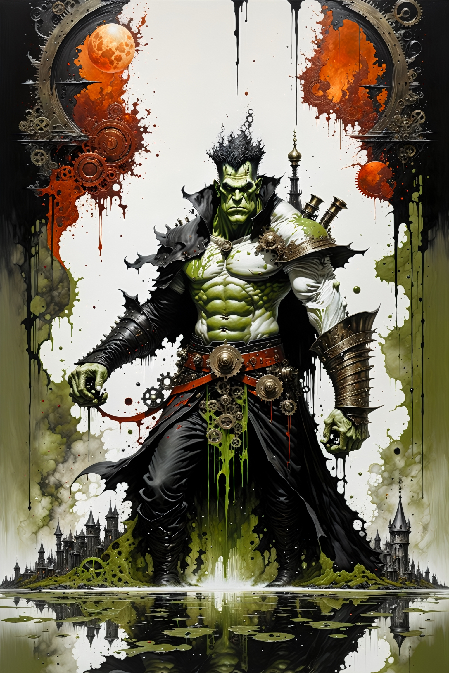 FRANKENSTEIN'S MONSTER | image created by REDVAPOR | Tensor.Art