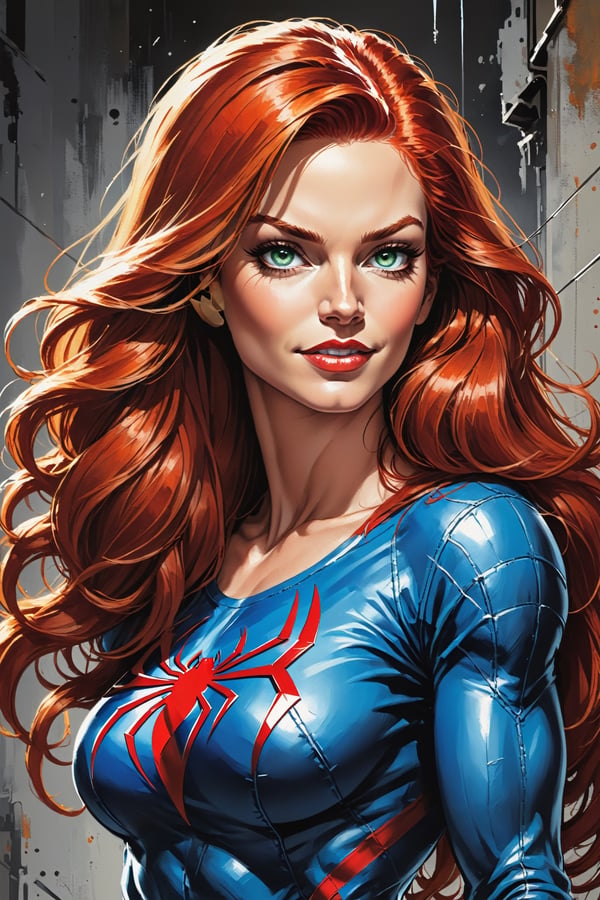 MARY JANE (SPIDER-MAN'S GIRL) | image created by REDVAPOR | Tensor.Art