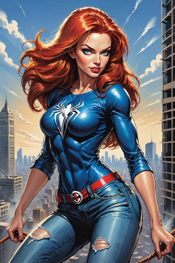 MARY JANE (SPIDER-MAN'S GIRL) | image created by REDVAPOR | Tensor.Art