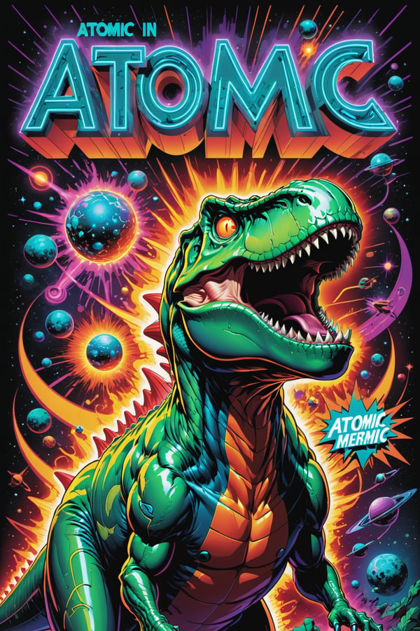 ATOMIC COMIC 2 | image created by REDVAPOR | Tensor.Art
