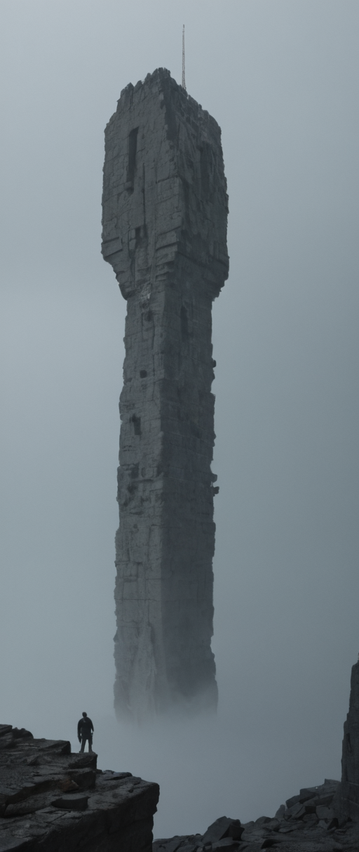 An upside down tower hanging d | image created by UntunedUniverse ...