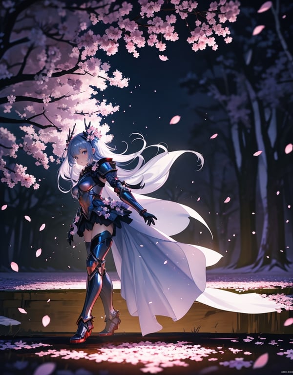 sakura armor | image created by nga | Tensor.Art