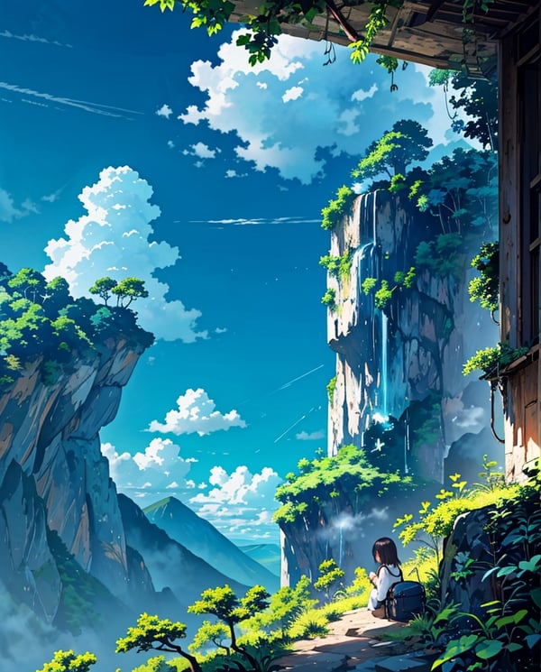 cliff | image created by nga | Tensor.Art