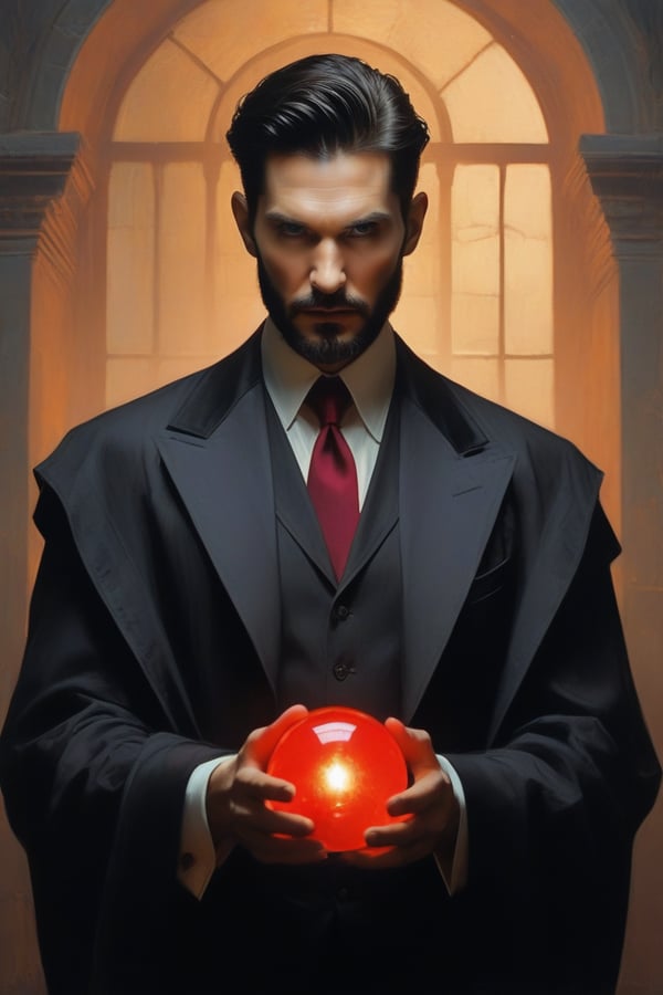 Flat art of a dark man | image created by jcchapi | Tensor.Art