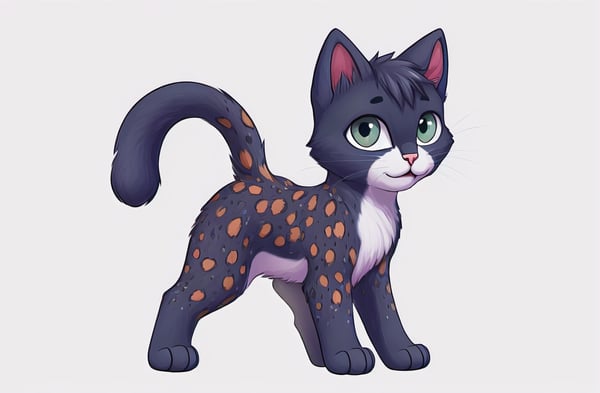 2d, cat, furry, art, silly | image created by alternat0r | Tensor.Art