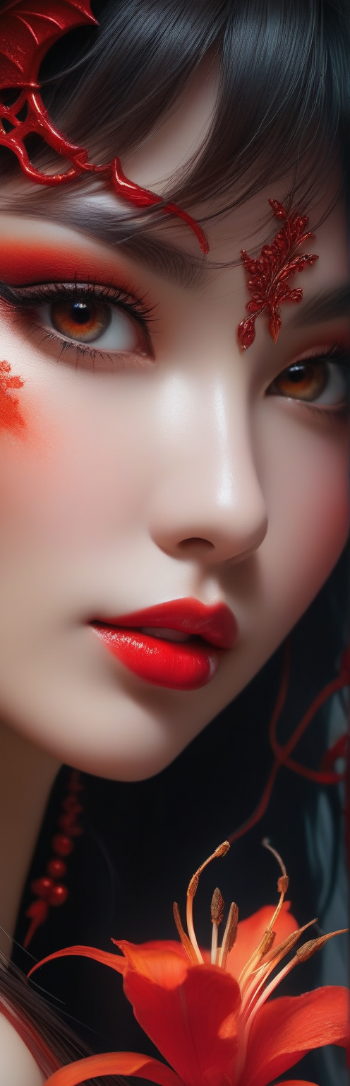 Portrait of a Fallen Angel | image created by Lily Serenade | Tensor.Art