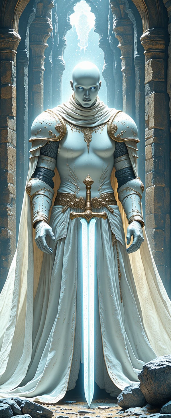 White Knight, | image created by arc | Tensor.Art
