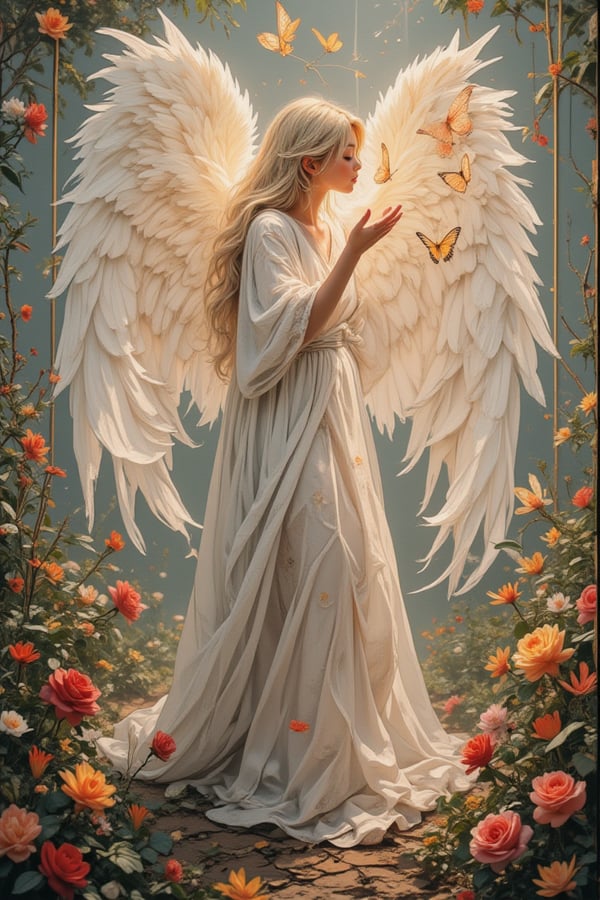 Angel Whispers, | image created by arc | Tensor.Art